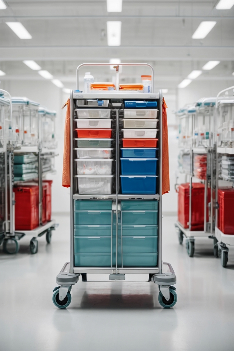 hospital crash cart trolley – Shrouds