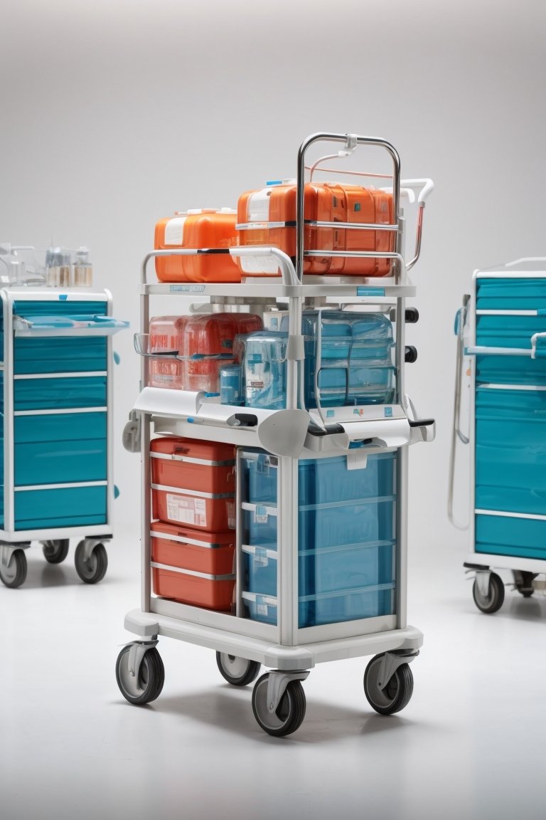 cannulation trolley – Shrouds