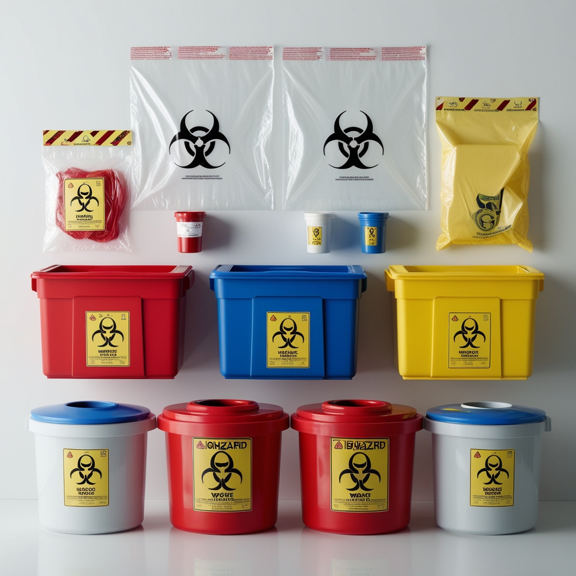 healthmark red biohazard bins – Shrouds