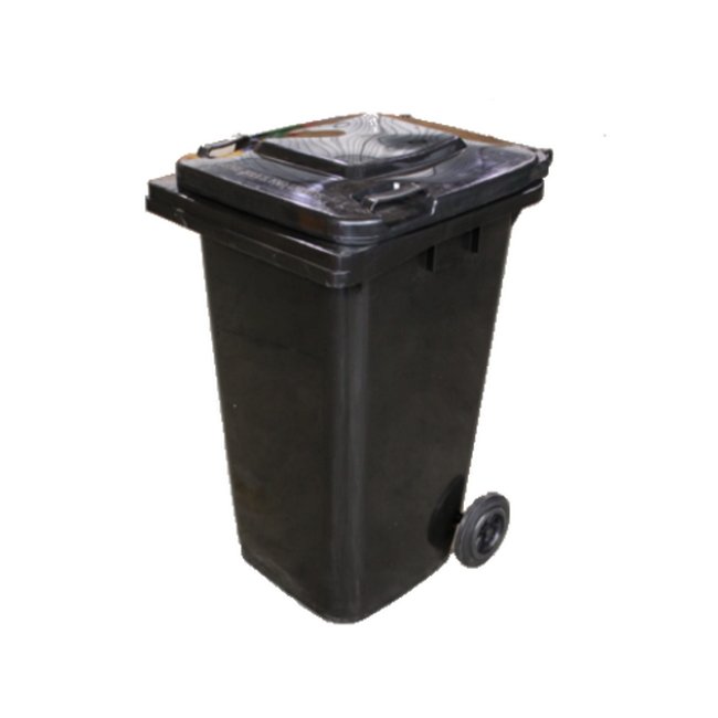 Wheelie Bin – 240L – 2 Wheel – Plastic – Black – 0085 – Shrouds