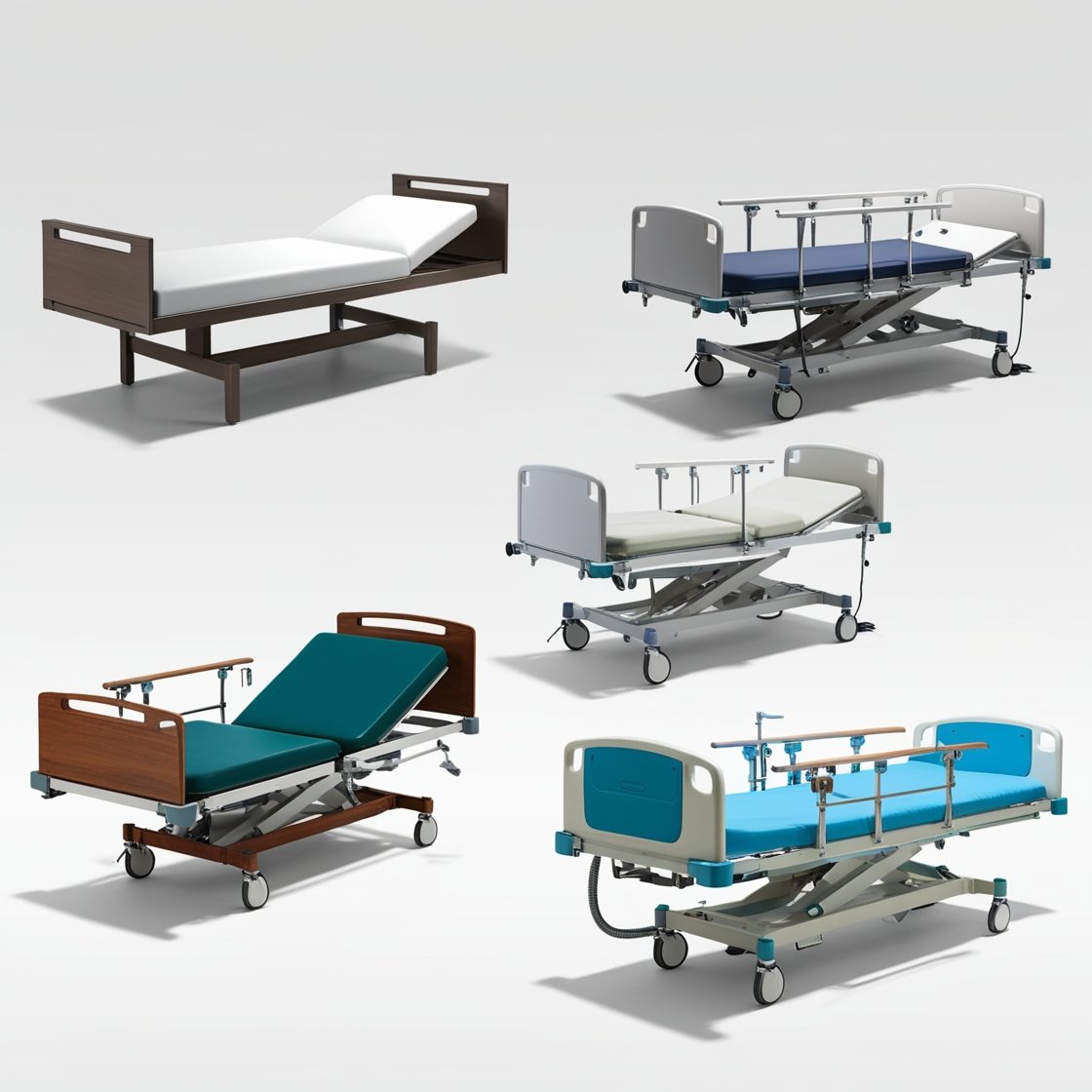 Patient diagnostic bed – Shrouds