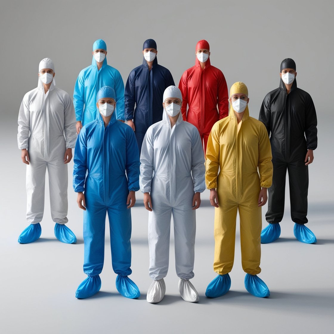 Navy Blue Disposable Coveralls – Shrouds