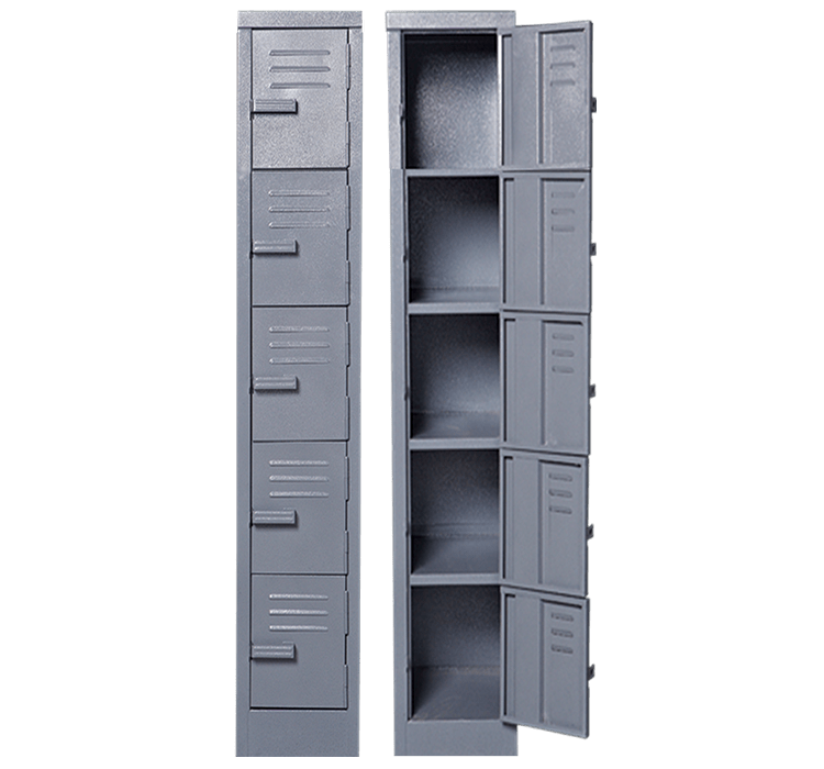 Solid Steel Locker Five Tier – Shrouds
