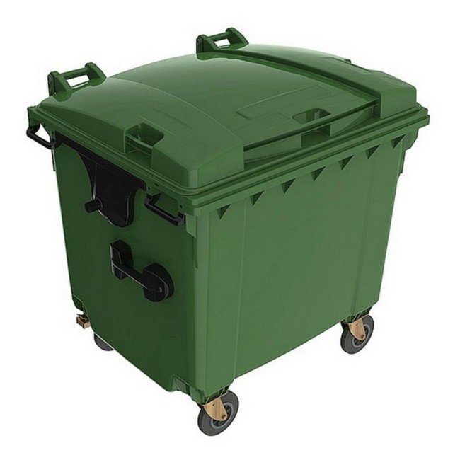 550 Litre Four Wheel Plastic Wheelie Bin – Shrouds