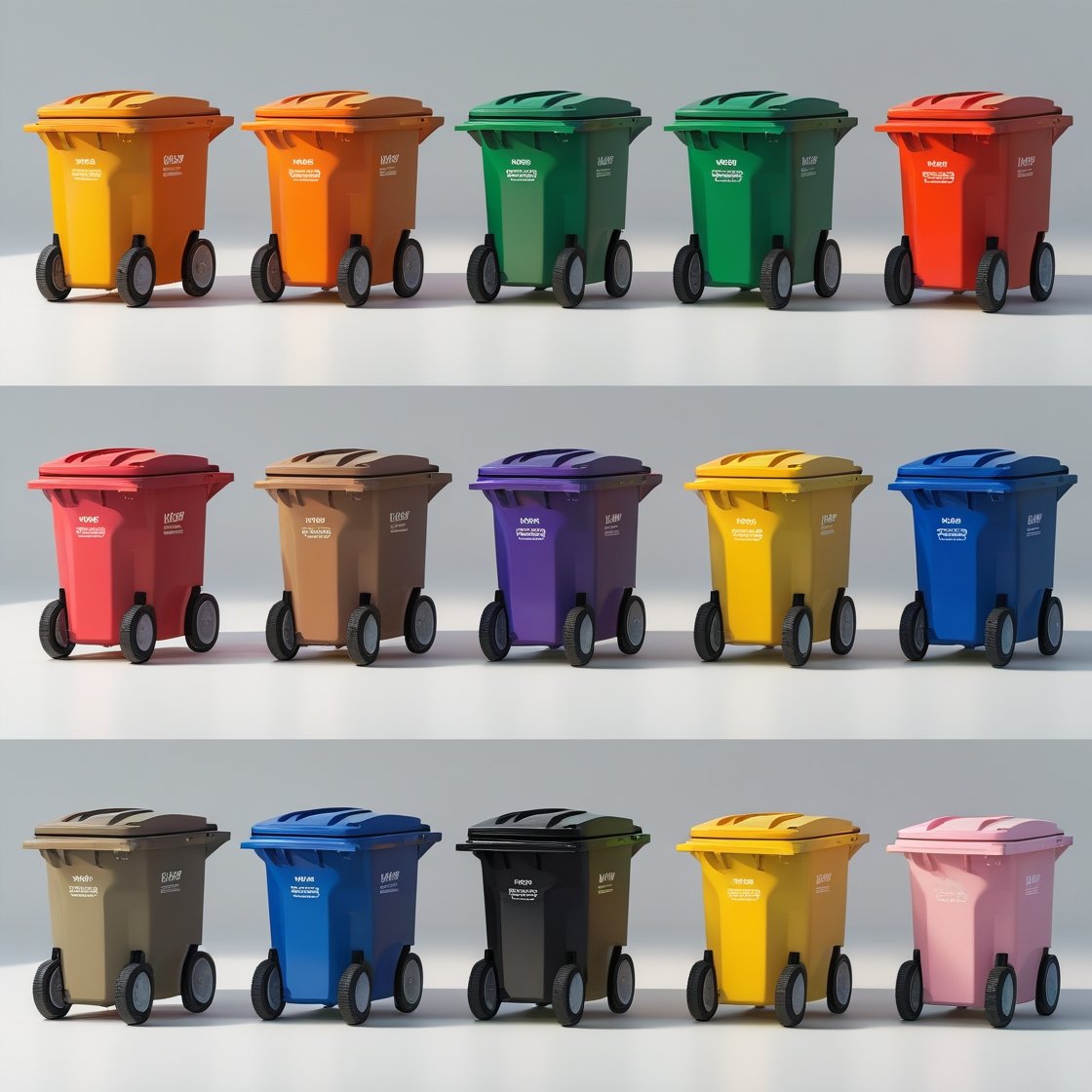 240L Wheelie Bin – Durable Waste Management Bin – Shrouds